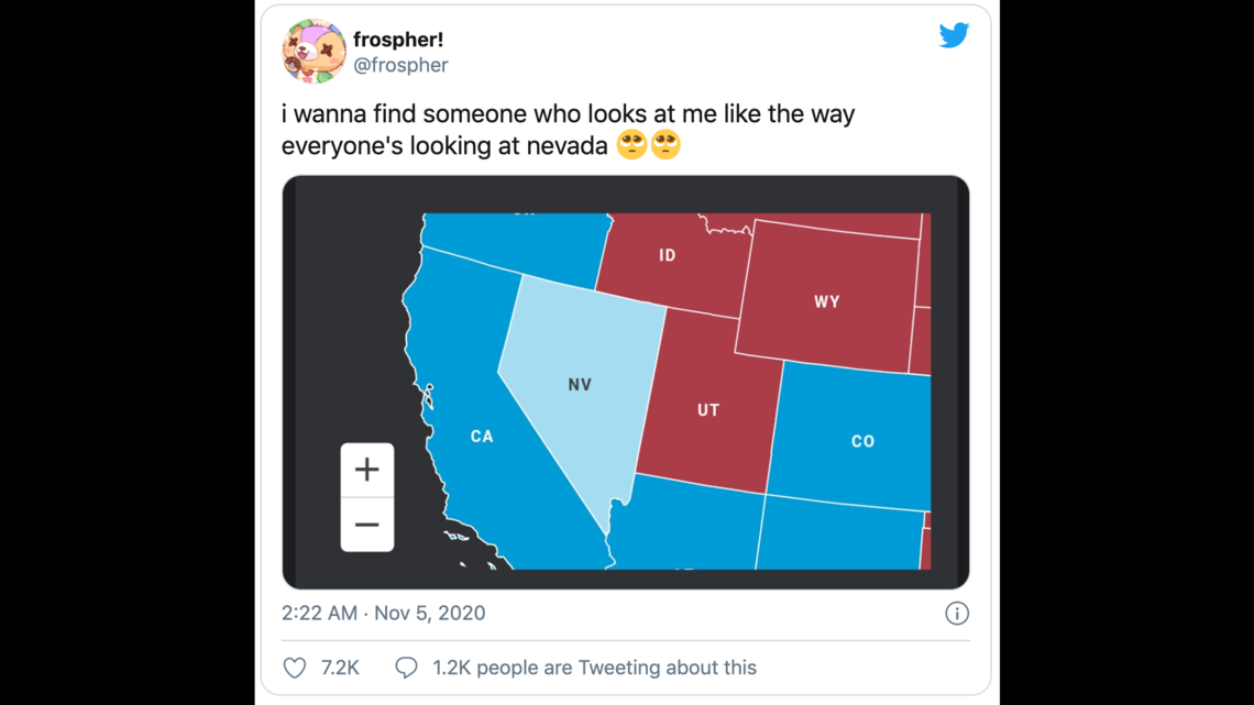 Social media memes Nevada as they await its election results ...